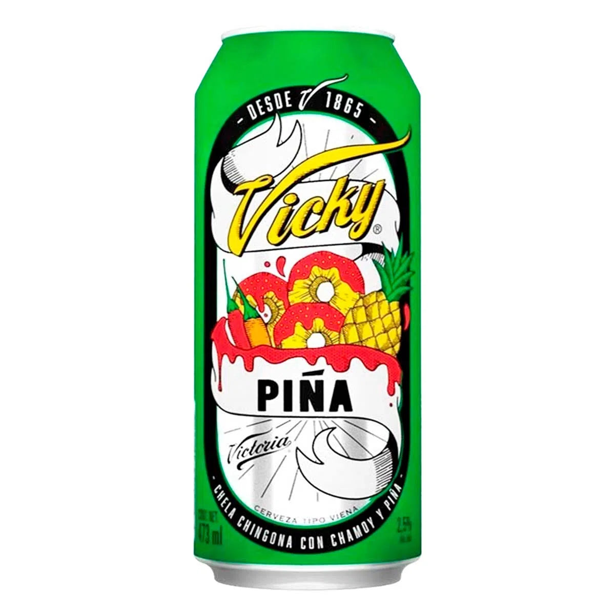 CERVEZA VICTORIA PIÑA 473 ML – Panoli.mx