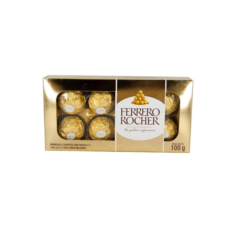 CHOCOLATE FERRERO ROCHER T8 100 GR – Panoli.mx
