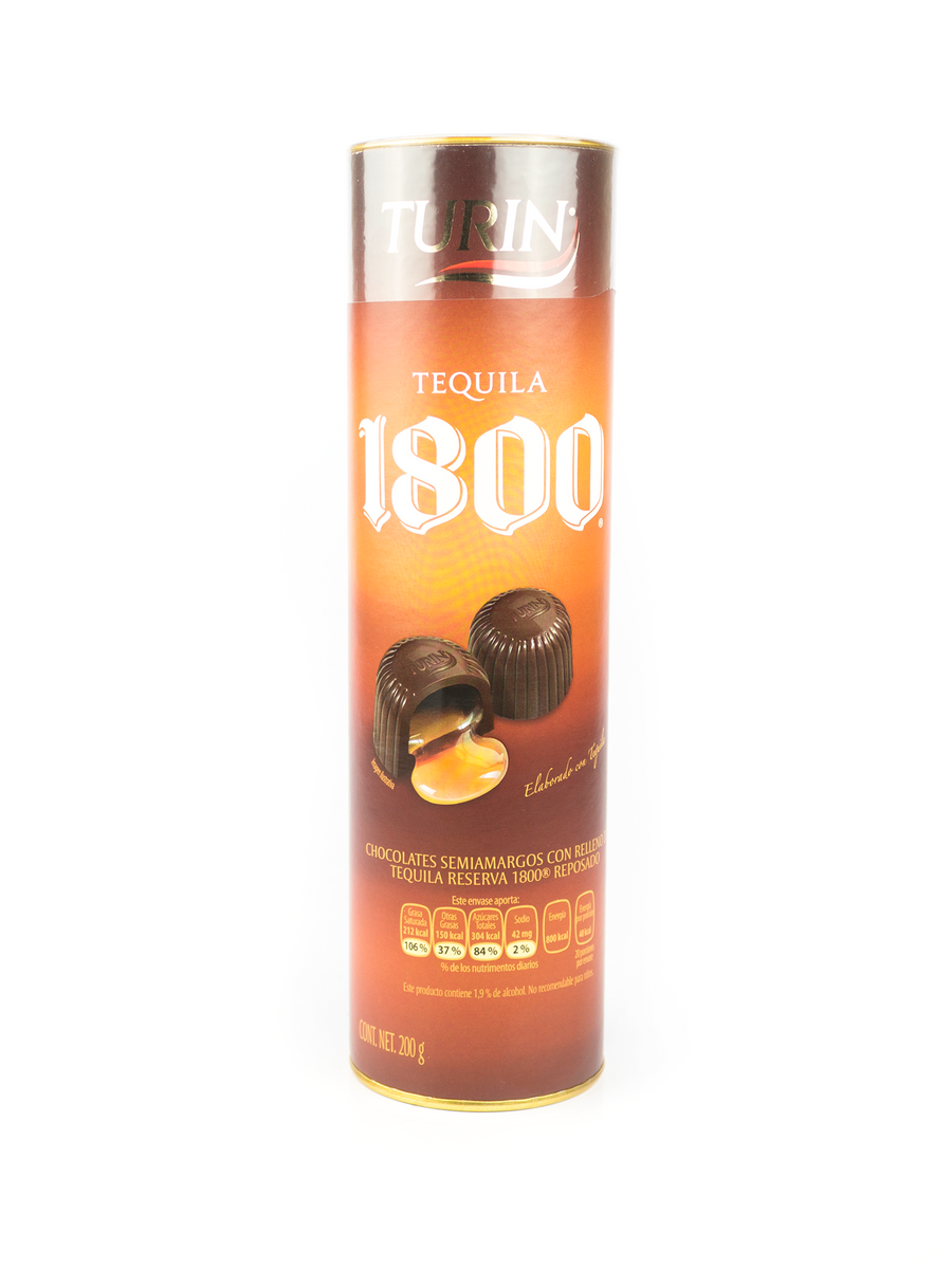 CHOCOLATE TURIN TEQUILA 1800 200 GR – Panoli.mx