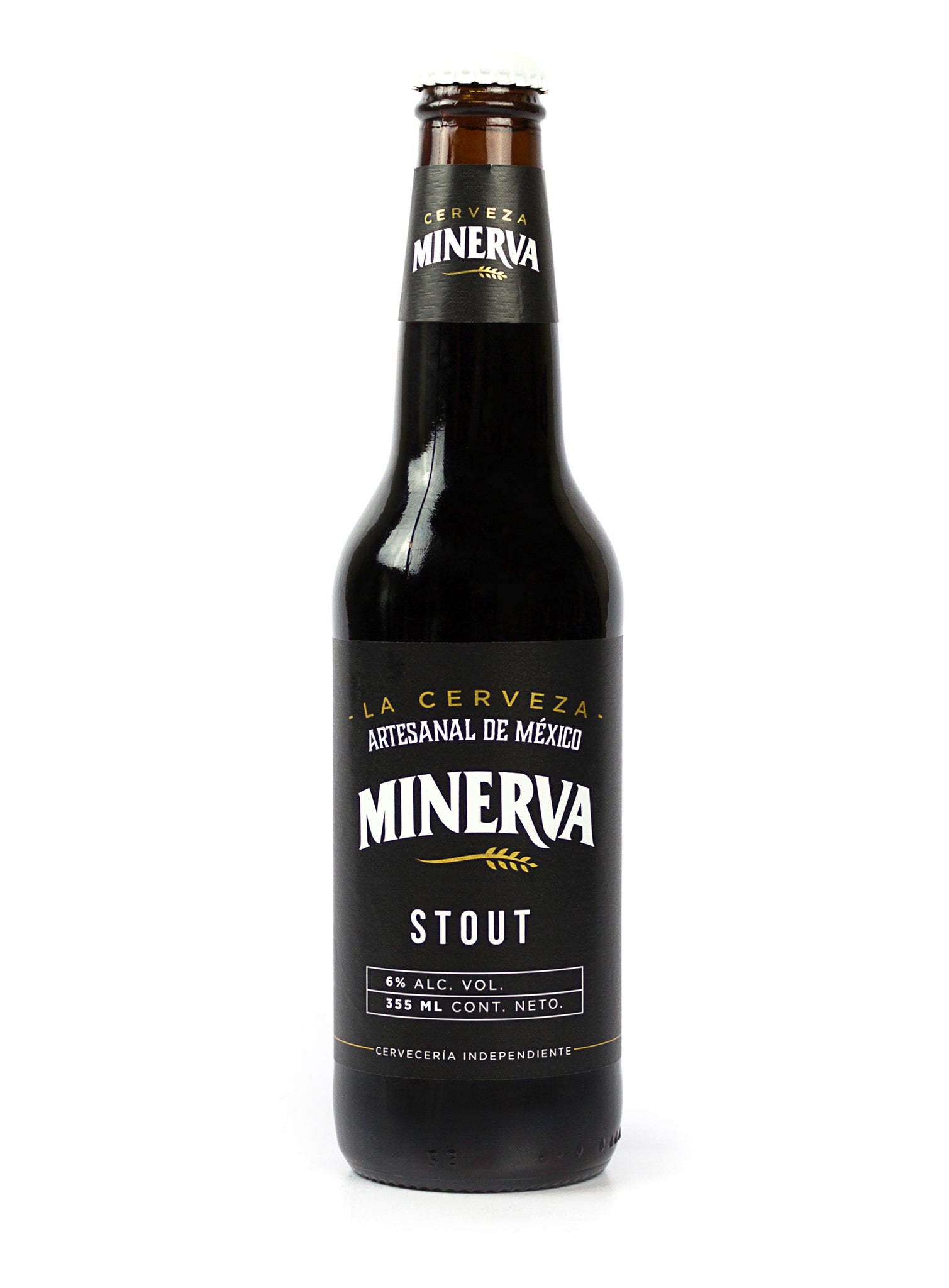 CERVEZA MINERVA STOUT IMPERIAL 355 ML – Panoli.mx